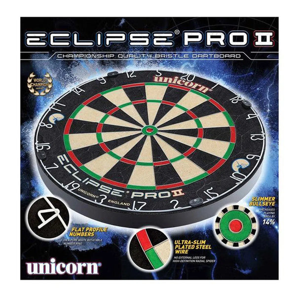 Unicorn Darts Eclipse Pro 2 Bristle Dart Board - Premier Darts