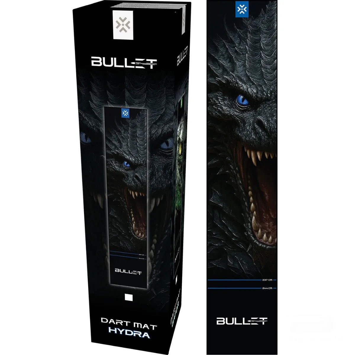 Bullet Dartmat Hydra - Premium Mat with Dual Oche Lines – Premier Darts