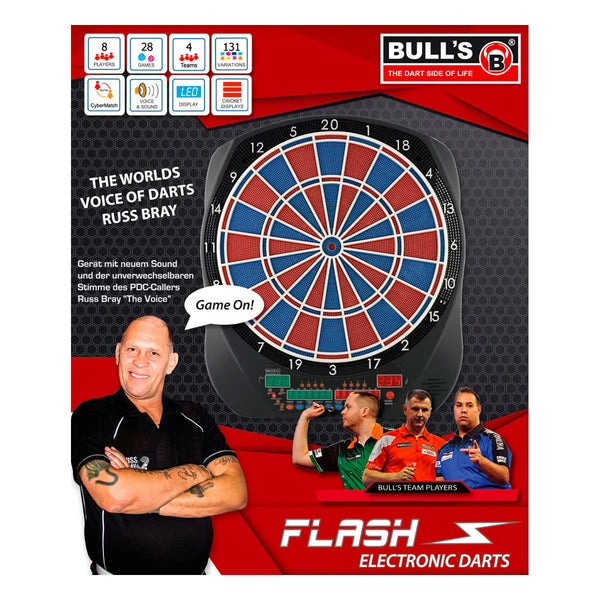 Bulls DE Flash Electronic Soft Tip Dart Board - Premier Darts