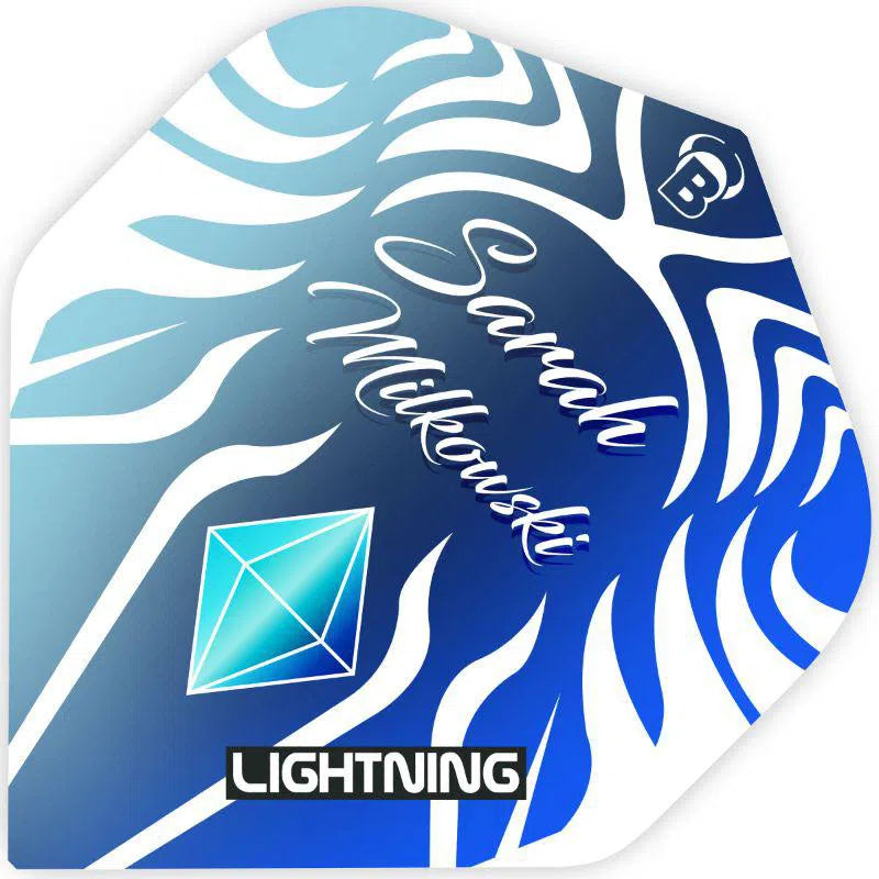 Bull's DE Sarah Milkowski Lightning Dart Flights – Premier Darts