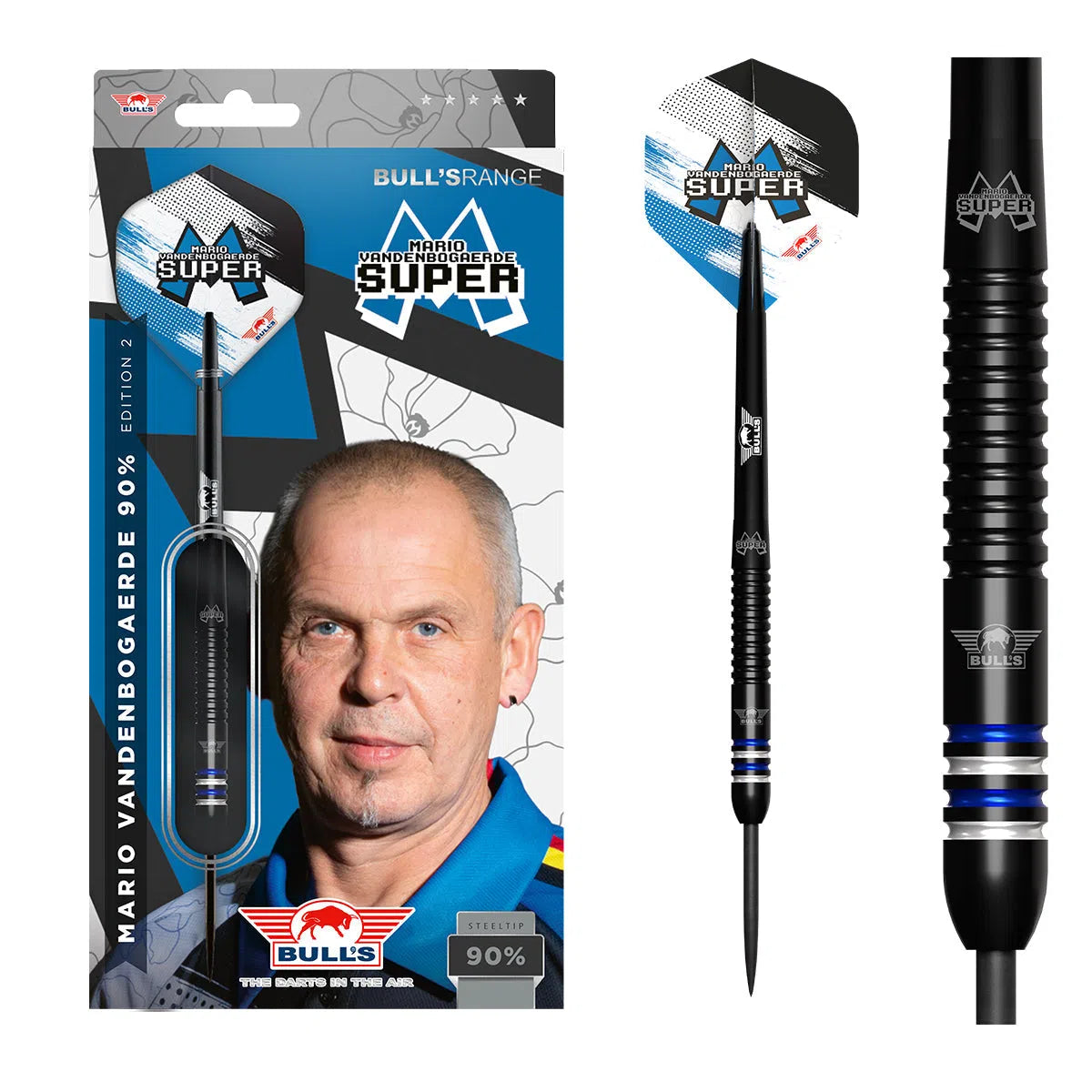 Bull's NL Mario Vandenbogaerde 90% Steel Tip Darts – Premier Darts