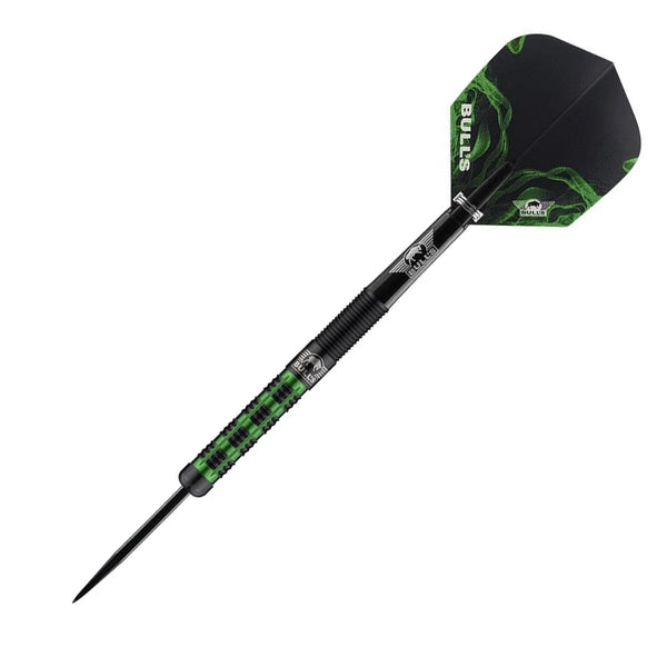 Bull's NL Smoke Green 90% Tungsten Steel Tip Darts - Premier Darts
