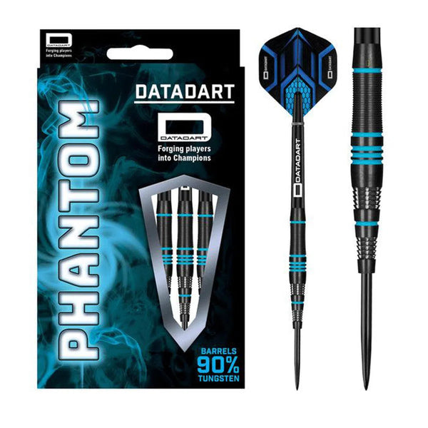 DataDart Phantom Darts 90% Tungsten Steel Tip Darts - Premier Darts