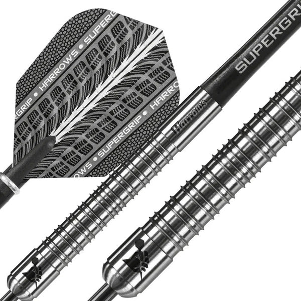 Harrows Supergrip 90% Tungsten Steel Tip Darts - Premier Darts