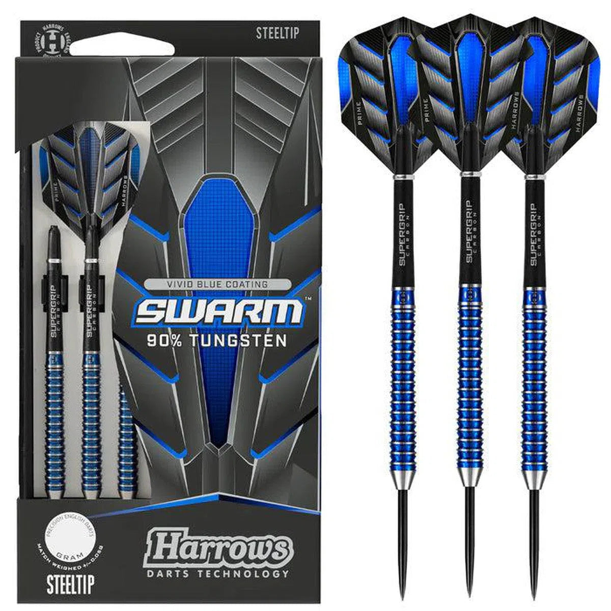 Harrows Swarm 90% Tungsten Steel Tip Darts – Premier Darts