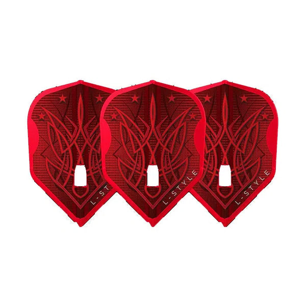 L-Style Lisa Ashton L1 PRO RED V3 Signature Champagne Darts Flights ...
