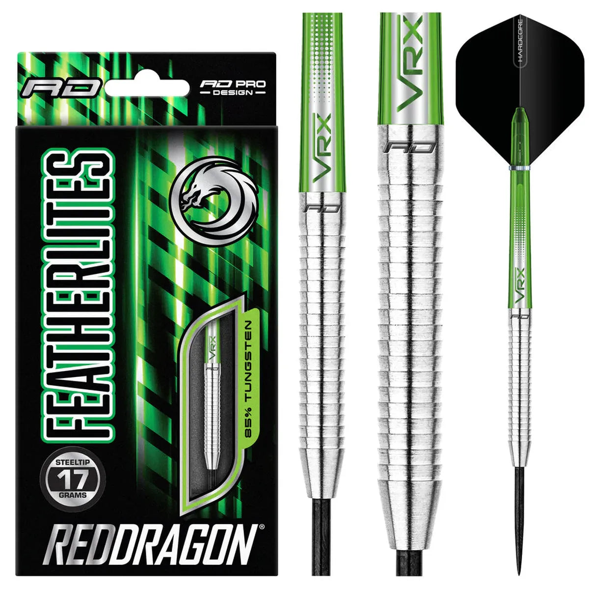 Red Dragon Featherlite 85% Tungsten Steel Tip Darts – Premier Darts