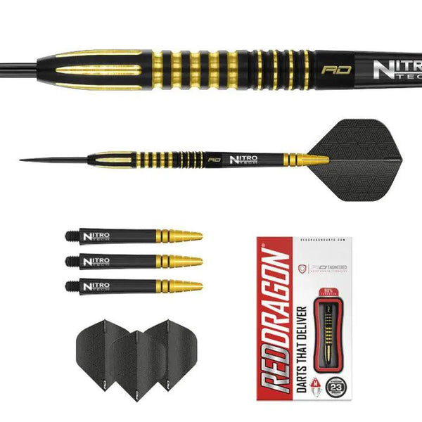 Red Dragon Neil Duff 90% Tungsten Steel Tip Darts - Premier Darts
