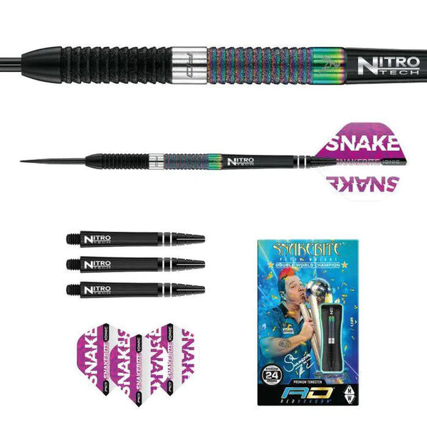 Red Dragon Peter Wright WC Diamond 90% Steel Tip Darts - Premier Darts