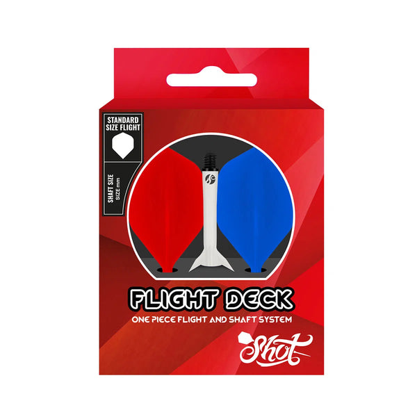 Shot Flight Deck - Tri-Colour - Premier Darts