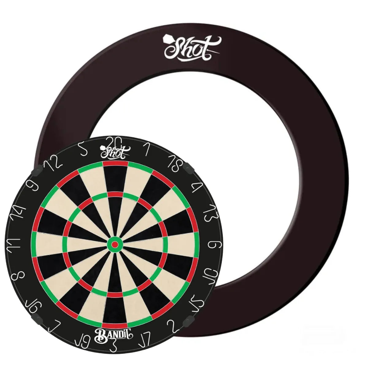 Shot Bandit Gen 4 Dartboard Bundle | Board & Surround – Premier Darts