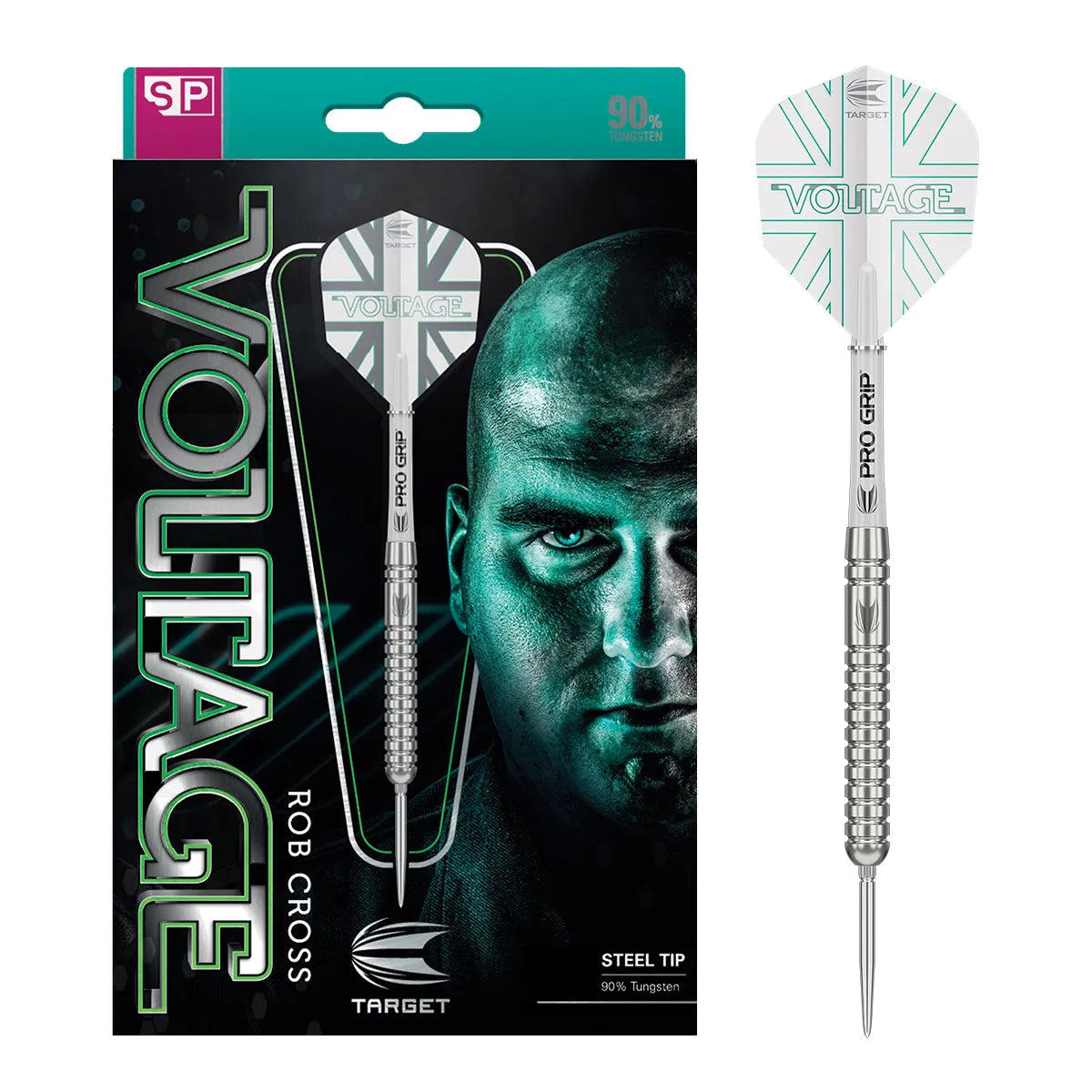 Target Darts Rob Cross Voltage Gen 1 SP 90% Tungsten Steel Tip Darts ...