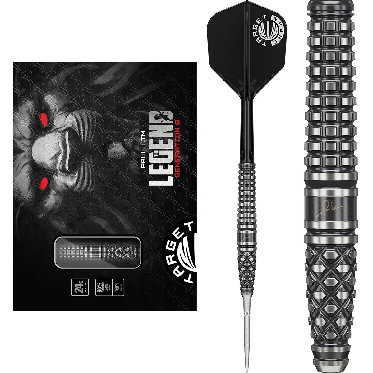 Target Japan Paul Lim The Legend Gen 8 SP 90% Tungsten Steel Tip Darts ...