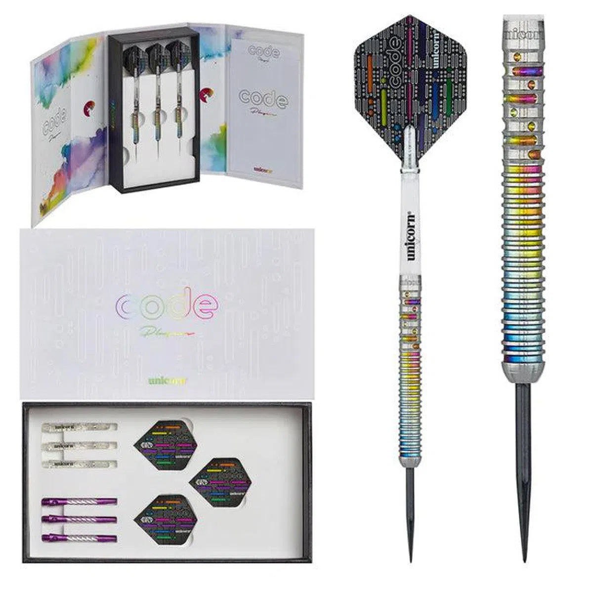 Unicorn Gary Anderson Code 90% Steel Tip Darts – Premier Darts