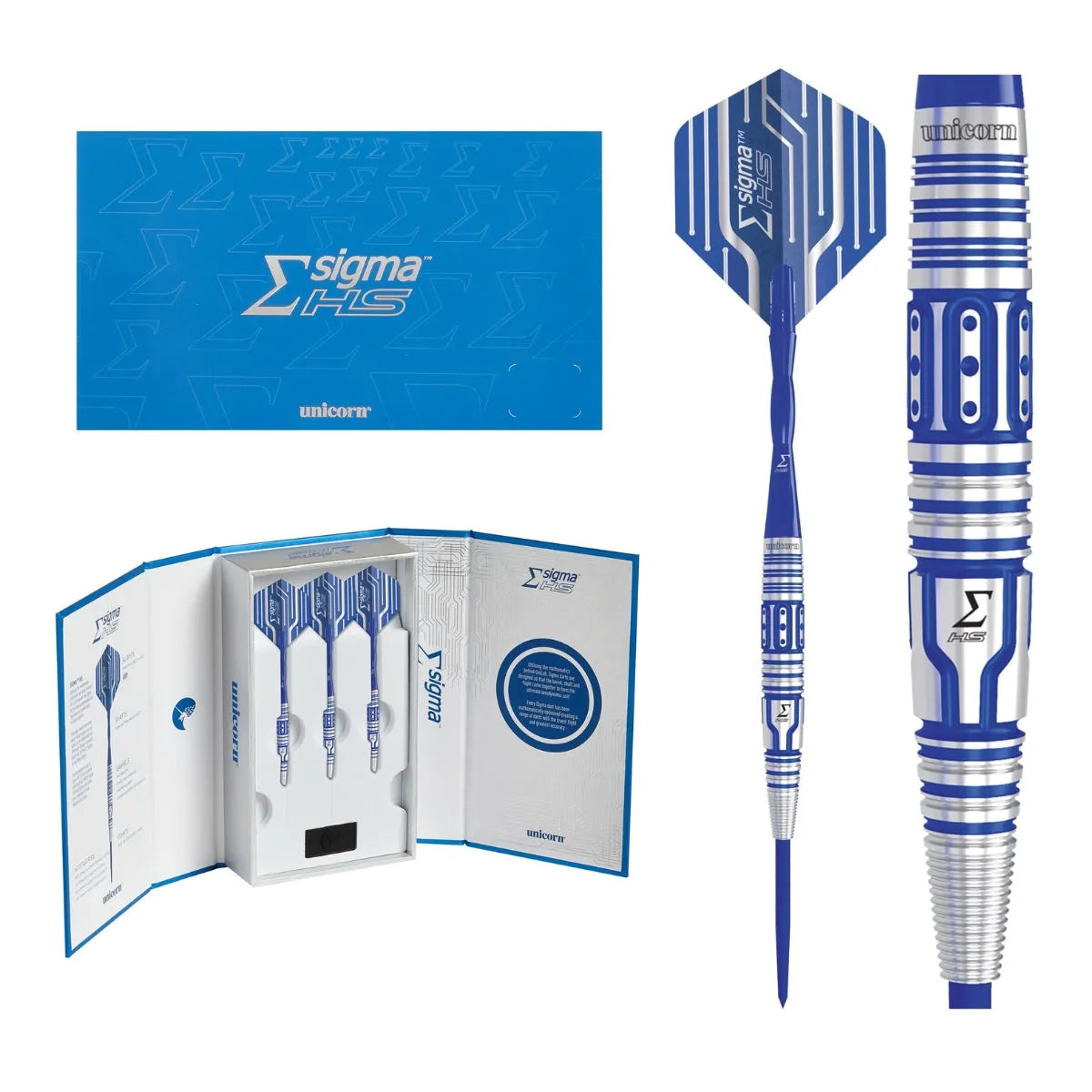 Unicorn Sigma HS 95% Tungsten Steel Tip Darts – Premier Darts