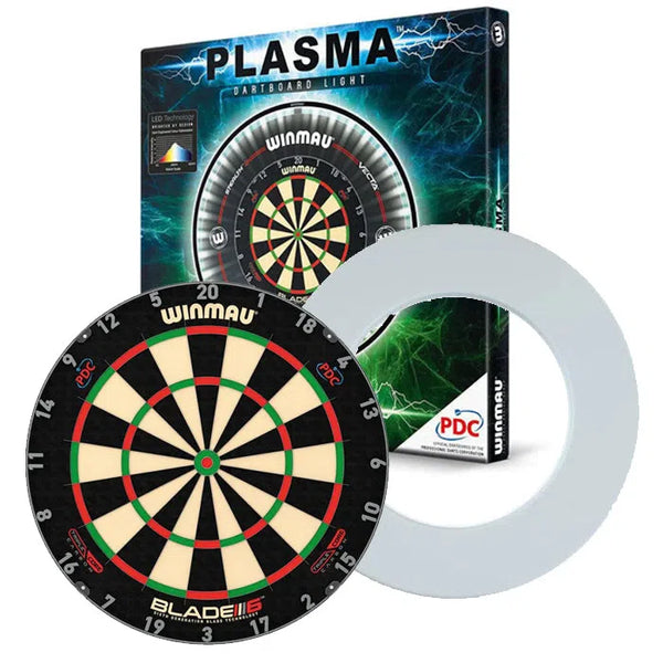Winmau Blade 6 Triple Core Plasma & NPQ Surround Bundle - Premier Darts