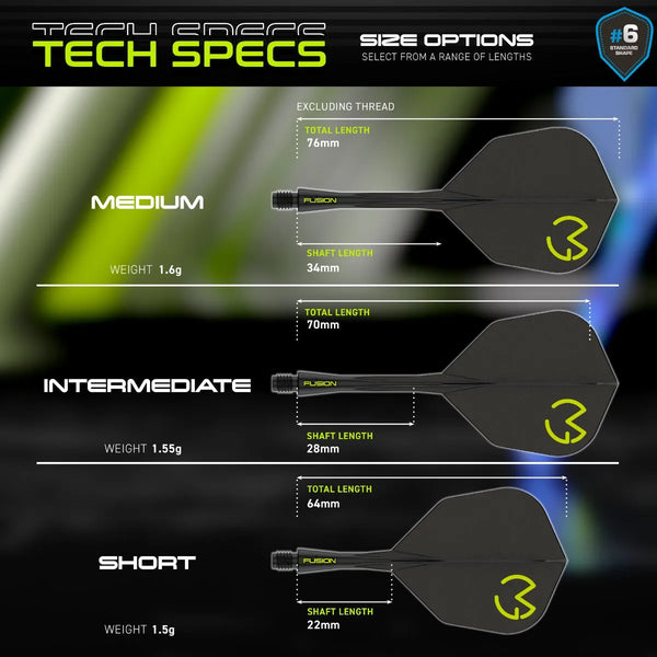 Winmau MVG Fusion Integrated Flight System - Premier Darts