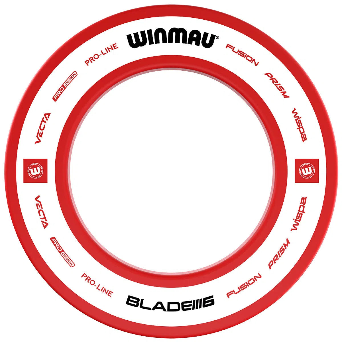 Winmau Pro-Line 2.0 Red Dartboard Surround – Premier Darts