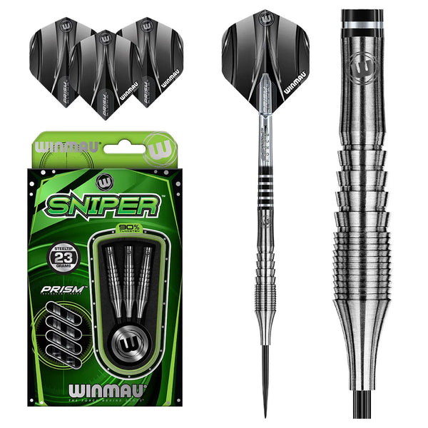 Winmau Sniper 90% Tungsten Steel Tip Darts - Premier Darts